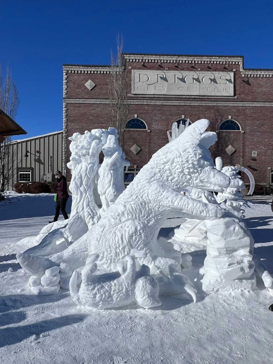 14th Annual Driggs Snowscapes: The Art of Sculpting Snow