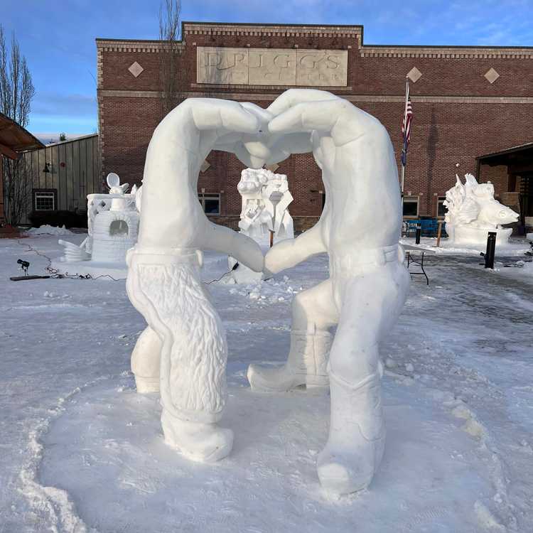 14th Annual Driggs Snowscapes: The Art of Sculpting Snow